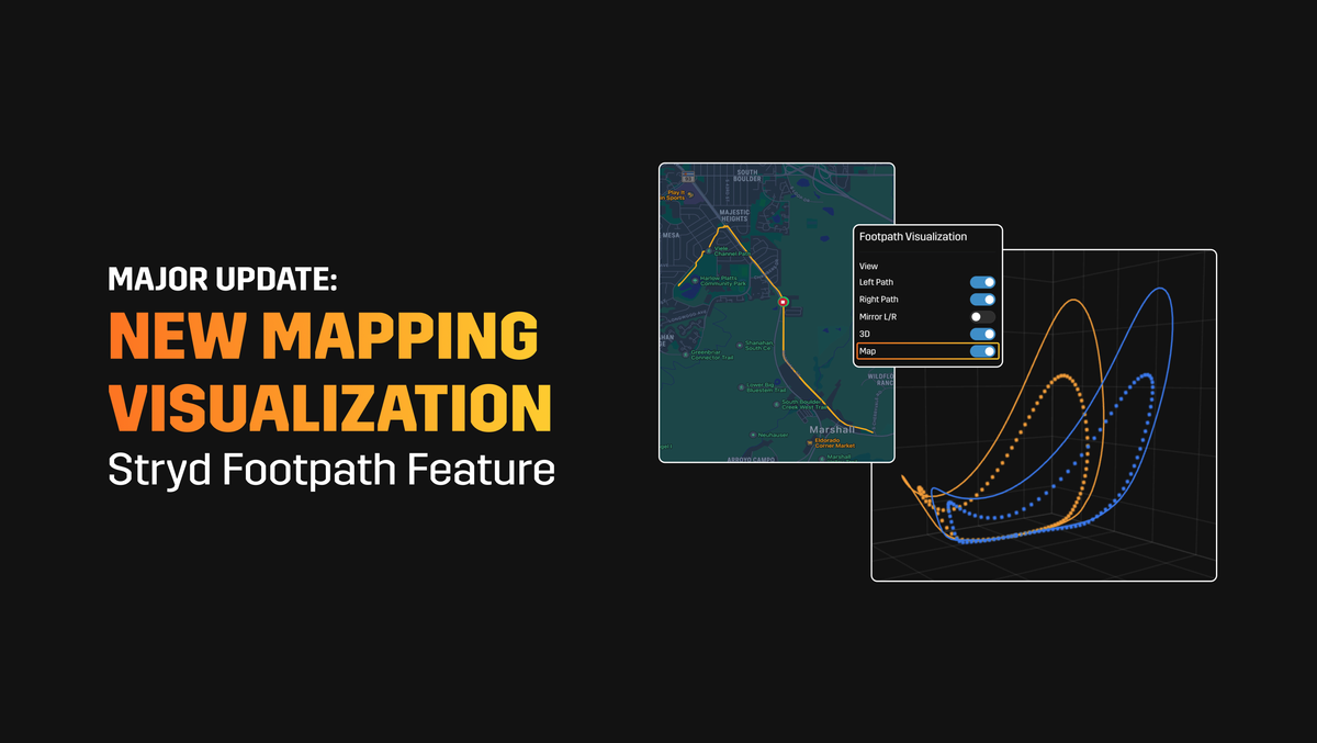 Major Stryd Footpath Feature Update: New Mapping Visualization Major Stryd Footpath Feature Update: New Mapping Visualization