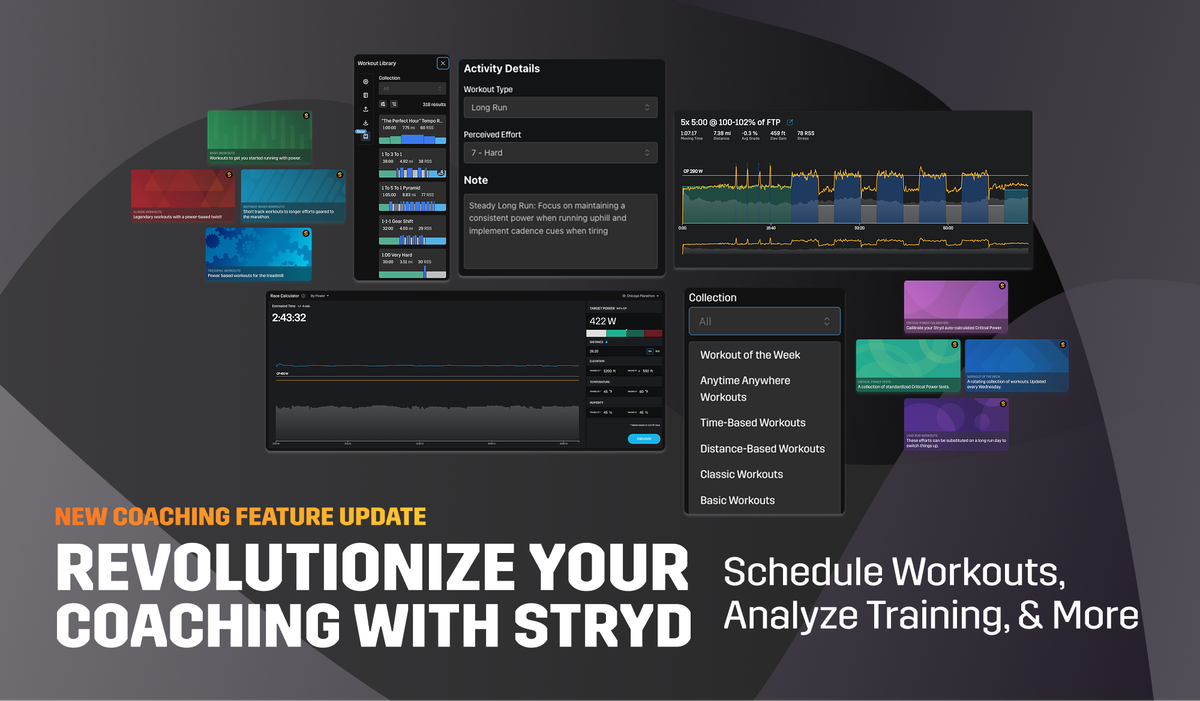 New Update | Revolutionize Your Coaching with Stryd’s Enhanced Coach’s ...