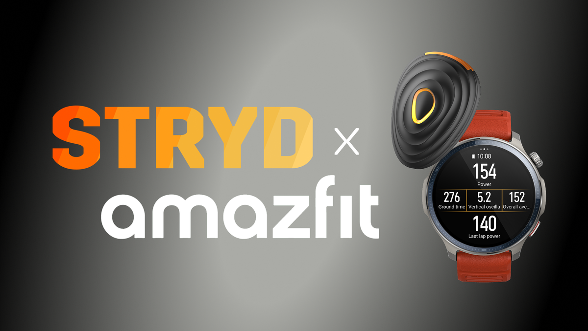 NEW: Amazfit Provides Native & Full Stryd Compatibility